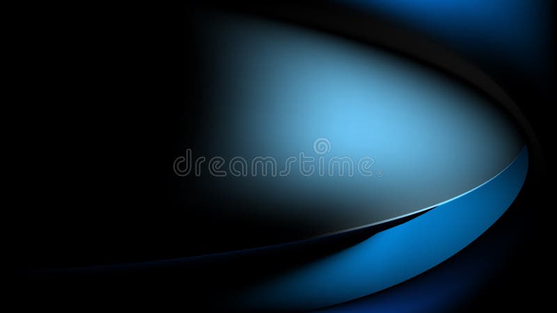 Abstract Black and Blue Wavy Background Vector Stock Vector ...