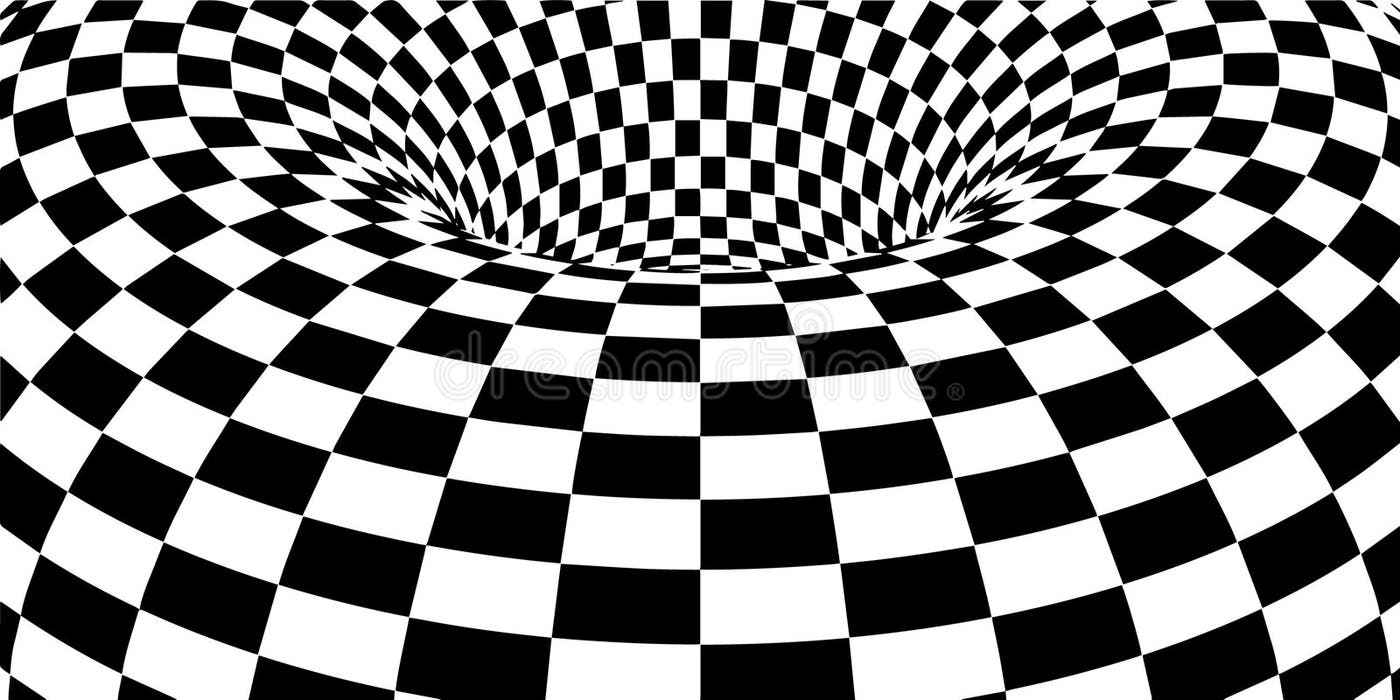 Black White Checkered Hole Stock Illustrations – 288 Black White ...