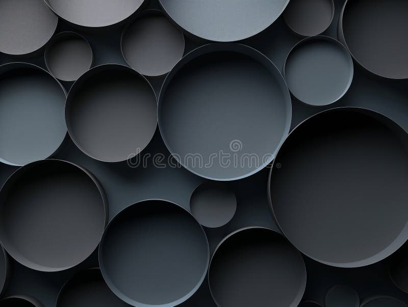 Abstract Black Circular Background Stock Photo - Image of contemporary ...