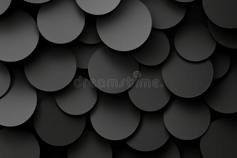 Abstract Black Circular Pattern Background Stock Illustration ...