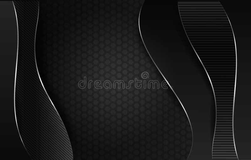 Abstract Black Corporate Technology Blank Space Background Stock Vector ...