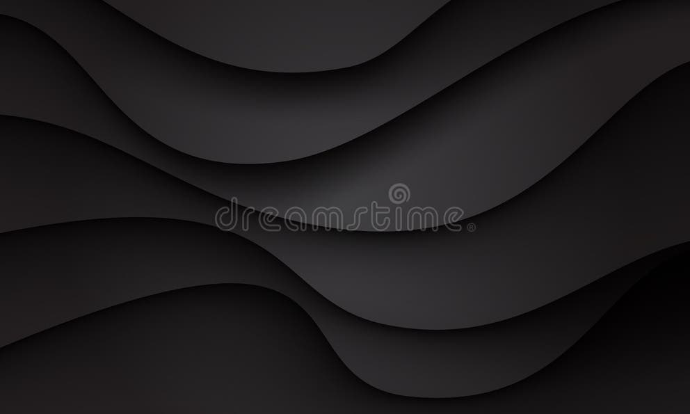 Abstract Black Curve Shadow Overlap Background Texture Vector Stock ...