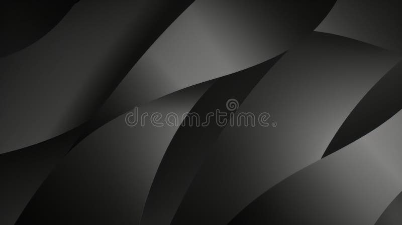 Abstract Black Curved Lines Design - Minimalist Geometric Pattern ...