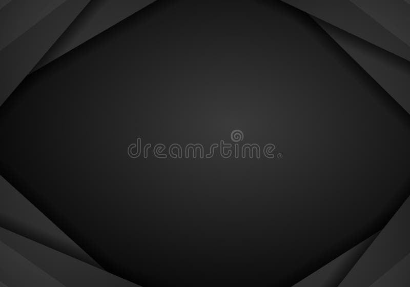 Abstract Black with Dark Frame Template Layout Design Tech Concept ...