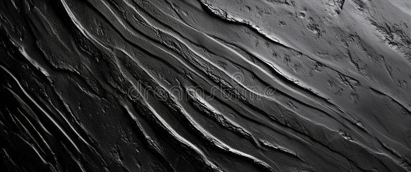 Abstract Black Flowing Textures with Sharp Contrasts and Organic Lines ...