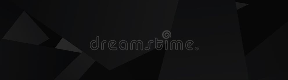 Abstract Black Geometric Background with Overlapping Triangles and ...