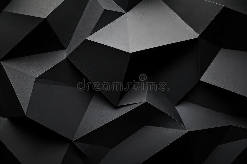 Abstract Black Geometric Design Stock Illustration - Illustration of ...