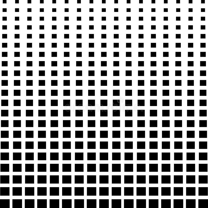 Abstract Black Geometric Gradation Square Pattern on White Background ...