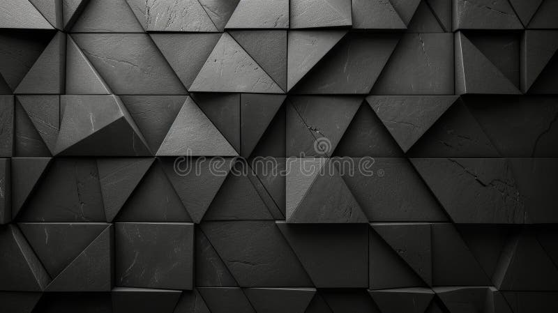 Abstract Black Geometric Pattern Background Stock Photo - Image of ...