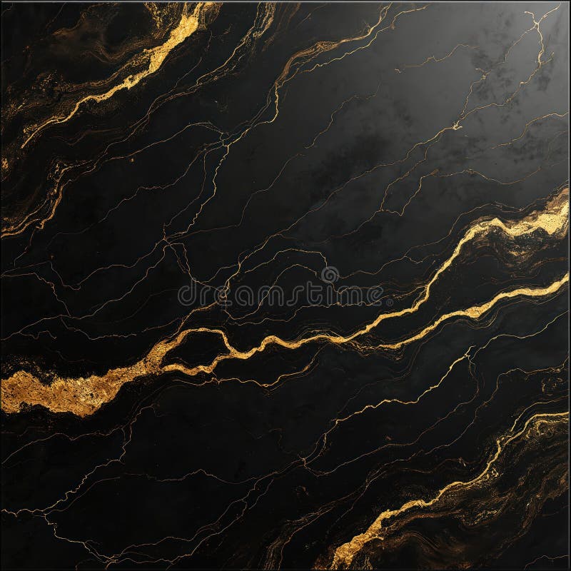 Abstract Black, Gold Grunge Marble Texture Background, Generative AI ...
