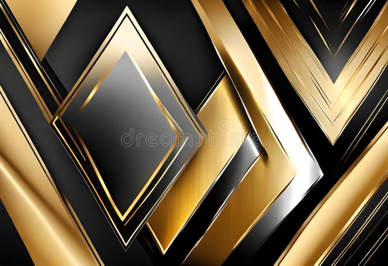 Abstract Black and Gold are Light Stock Illustration - Illustration of ...