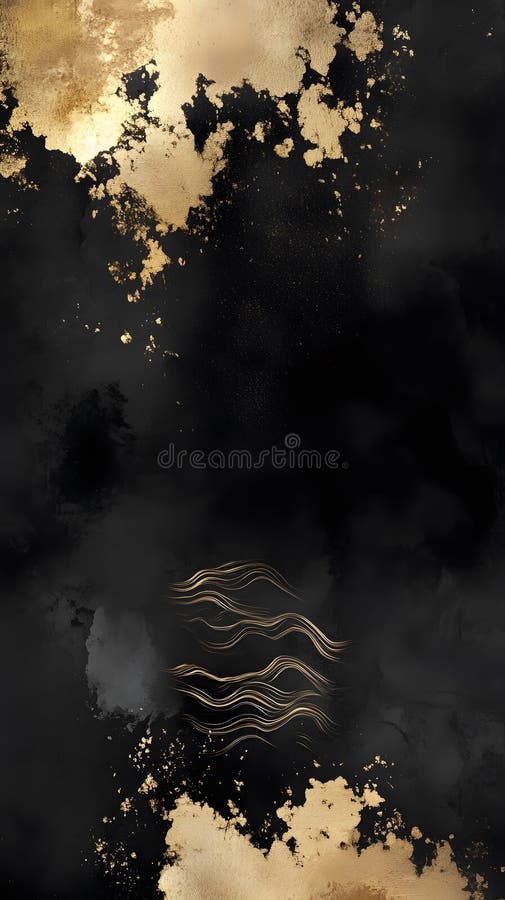 Abstract Black Gold Splatter Texture Background Stock Photo Stock ...