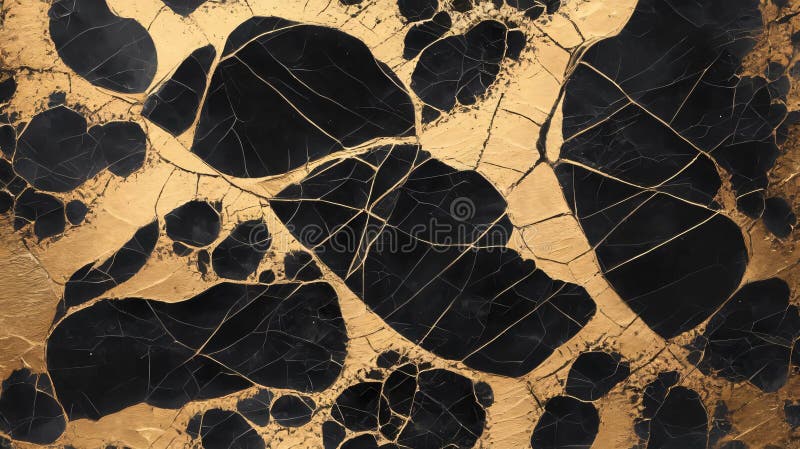 Abstract Black and Gold Texture, Luxury Crackle Good Resolution Stock ...
