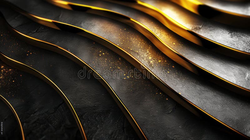 Abstract Black, Gold, and White HD Wallpapers. High Detailed Plain ...