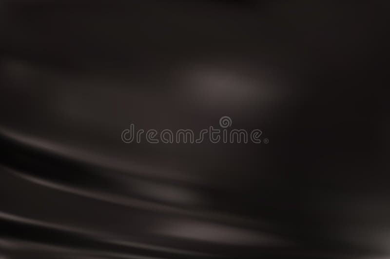 Abstract Black Gradient Background. Minimalistic Subtle Wavy Black Silk ...
