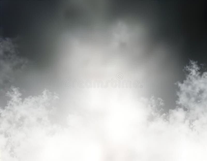 Abstract Black Gradient Transparent Fog Smoke Cloud. Soft Light Effect. Cloud Layer. Blurred and ...
