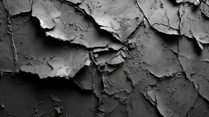 Abstract Black and Gray Cracked Texture Background Stock Illustration ...