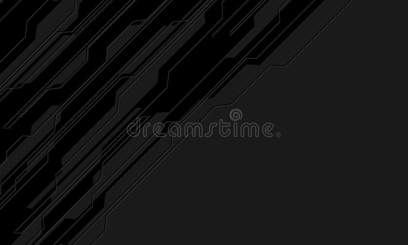 Abstract Black Grey Cyber Geometric Dynamic with Blank Space Futuristic ...