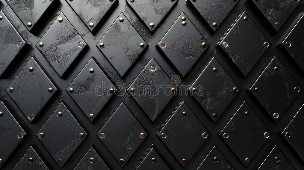 Abstract Black and Grey Industrial Diamond Pattern Texture Stock ...