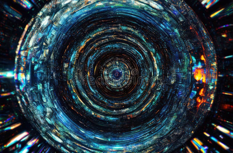 Abstract Black Hole in the Universe Stock Photo - Image of infinity ...