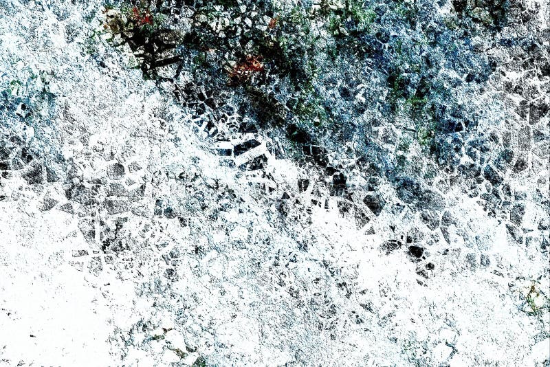 Abstract black ice blocks stock illustration. Illustration of black ...