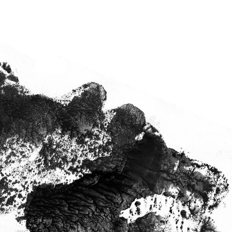 Abstract Black Ink Background. Stock Illustration - Illustration of ...