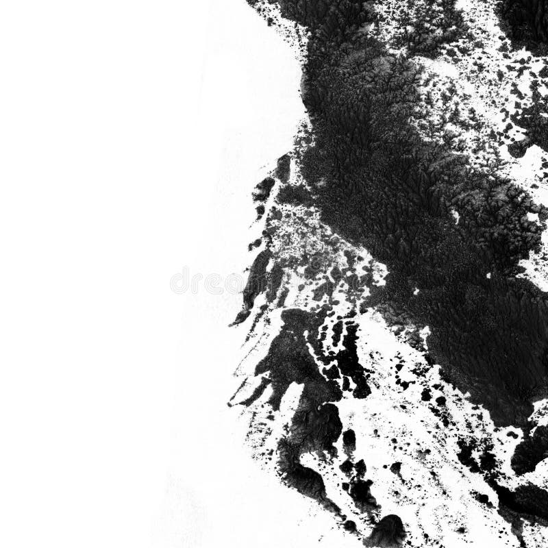 Abstract Black Ink Background. Stock Illustration - Illustration of ...