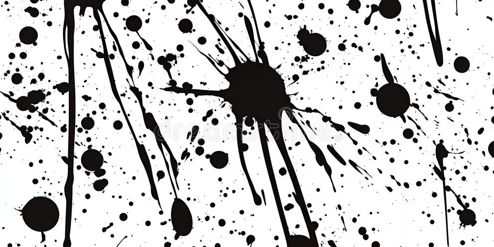 Abstract Black Ink Splatter Background High Resolution Texture Graphic ...