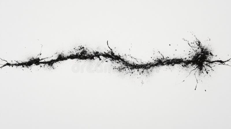 Abstract Black Ink Splatter Wave Art Painting High Quality Image Stock ...