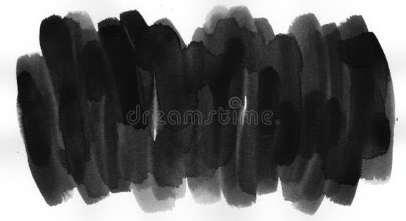 Abstract Black Ink Wash Texture Highresolution of an Abstract Black Ink ...