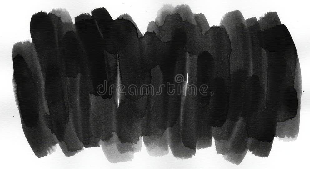 Abstract Black Ink Wash Texture Highresolution of an Abstract Black Ink ...
