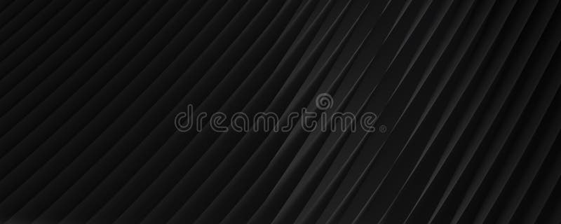Abstract Black Line Background 3d Illustration Stock Illustration ...