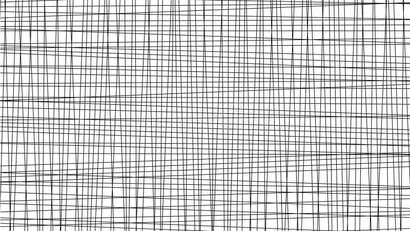Irregular Black Line Grid Pattern Abstract Background Stock ...