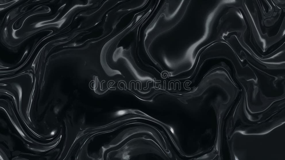 Abstract Black Liquid Texture Stock Illustration - Illustration of ebony, abstract: 386434230