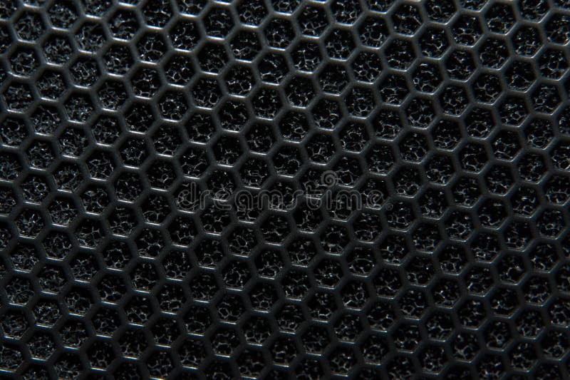 Abstract Black Macro Texture of a Musical Column. Stock Image - Image ...