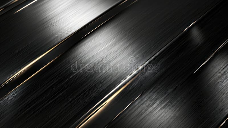 Abstract Black Metal Texture with Smooth Reflective Surface Effects ...