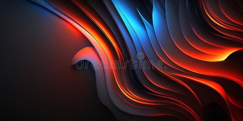 Abstract Black Metallic Red and Blue Gradient with Lava Glow Effect ...