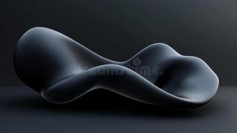 Abstract Black Modern Chair Design Stock Illustration - Illustration of ...