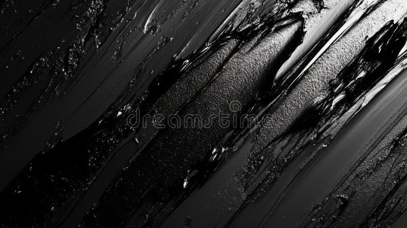 Abstract Black Paint Swirl Texture Background Stock Illustration ...