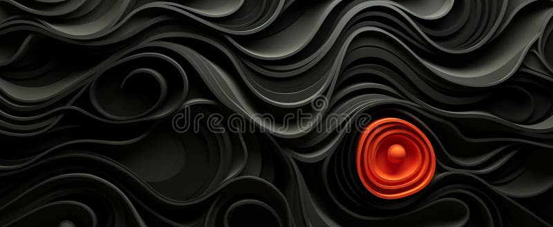 Abstract Black Paper Effect Background Stock Photo - Image of ...