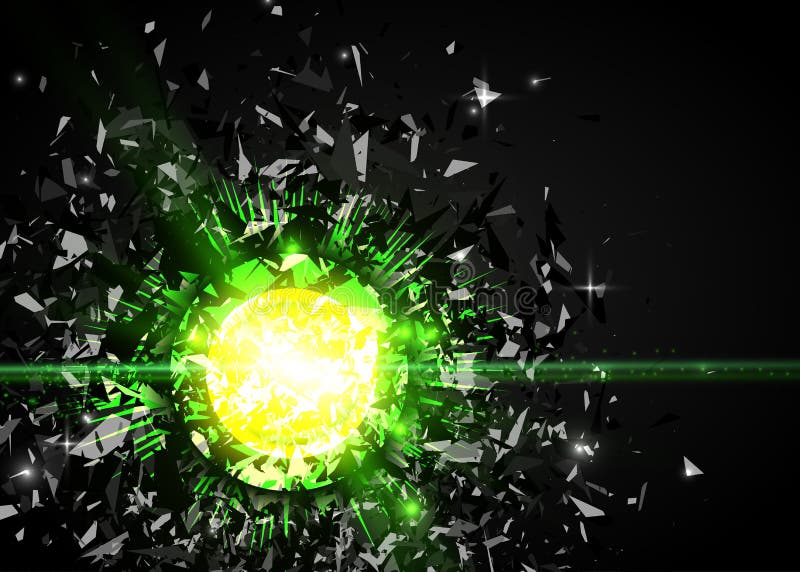 Abstract Black Particles Explosion. Vector Background. Stock Vector ...