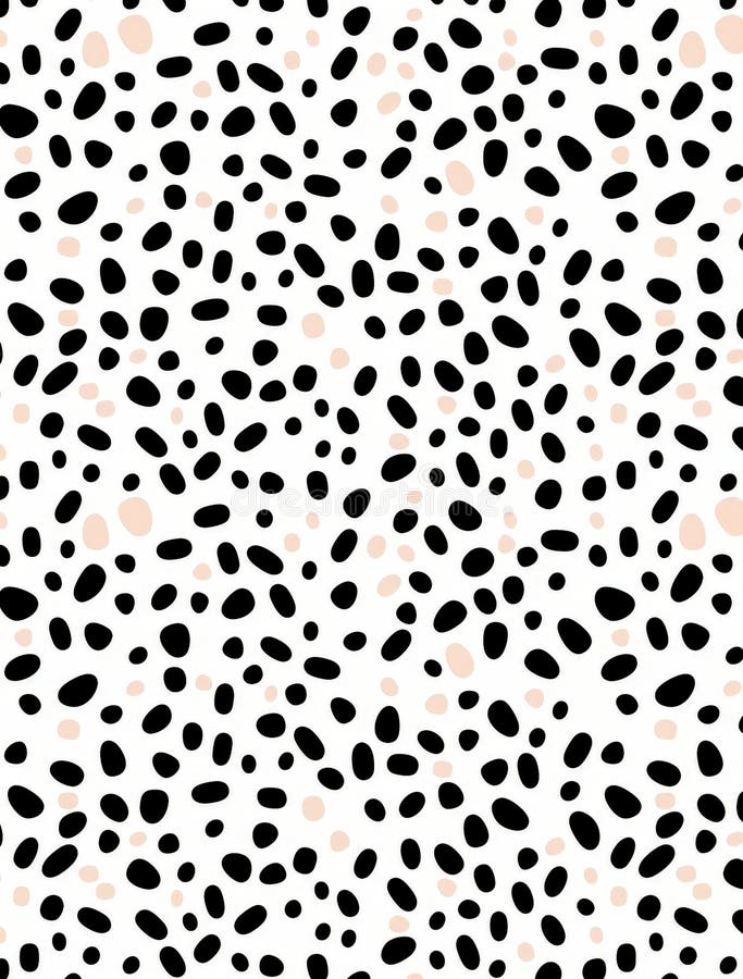 Abstract Black and Peach Pebble Pattern Stock Illustration ...