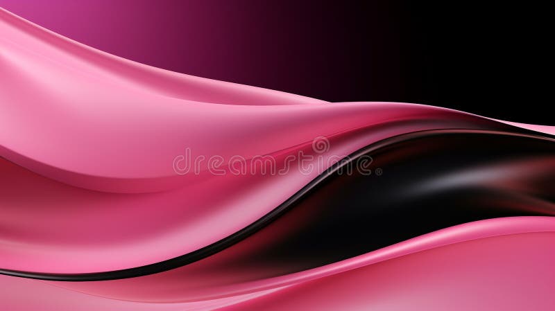 Abstract Black and Pink Wave Background. Background Concept Stock Image ...