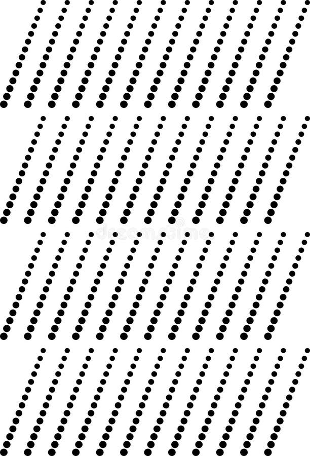 Abstract Black Polka Dots Unique Shaped Pattern Repeated Background ...