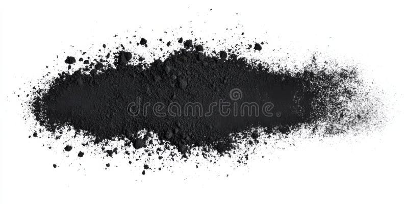An Abstract Black Powder Texture Enhanced with a Dynamic Spray Effect ...