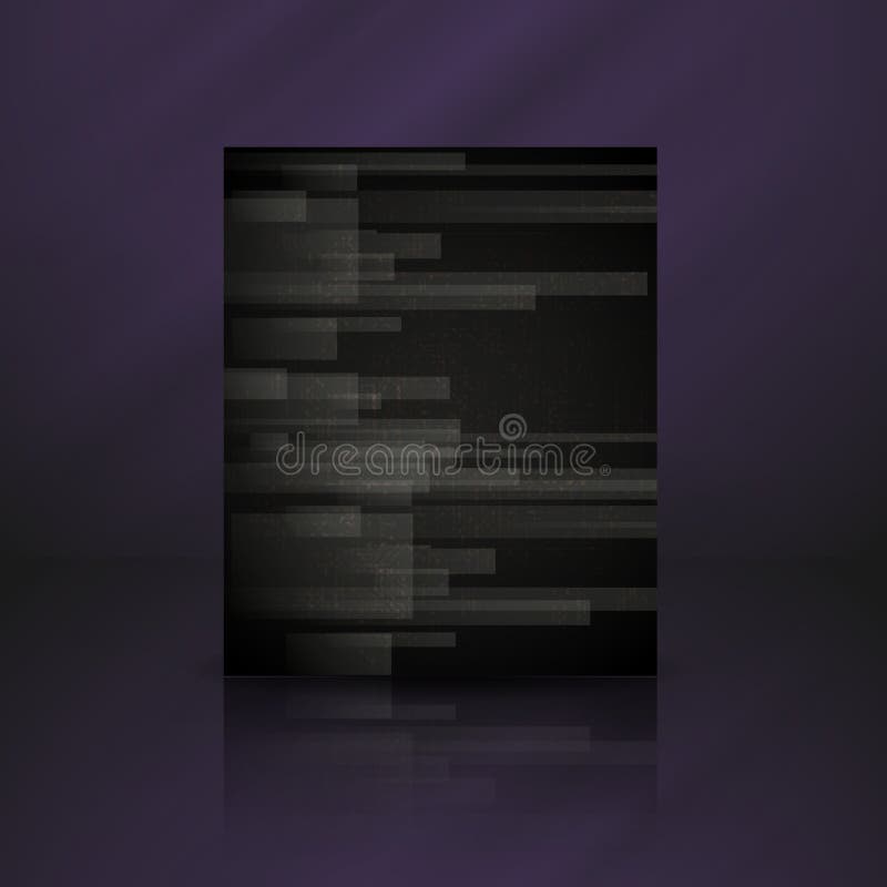 Abstract Black Rectangle Shapes Background. Stock Vector - Illustration ...