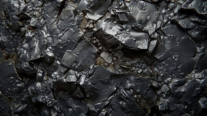 Abstract Black Rock Texture Stock Illustration - Illustration of ...