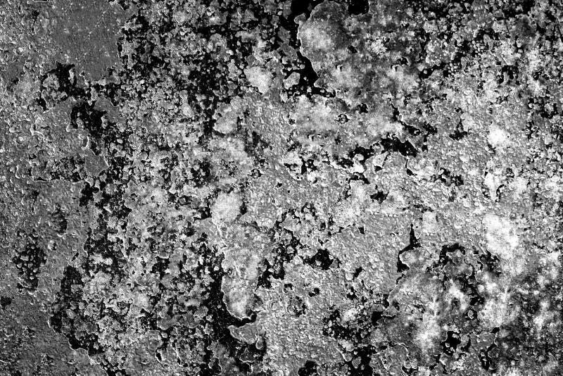 Abstract Black Rust Stains on Metal Surfaces. for Background Work ...