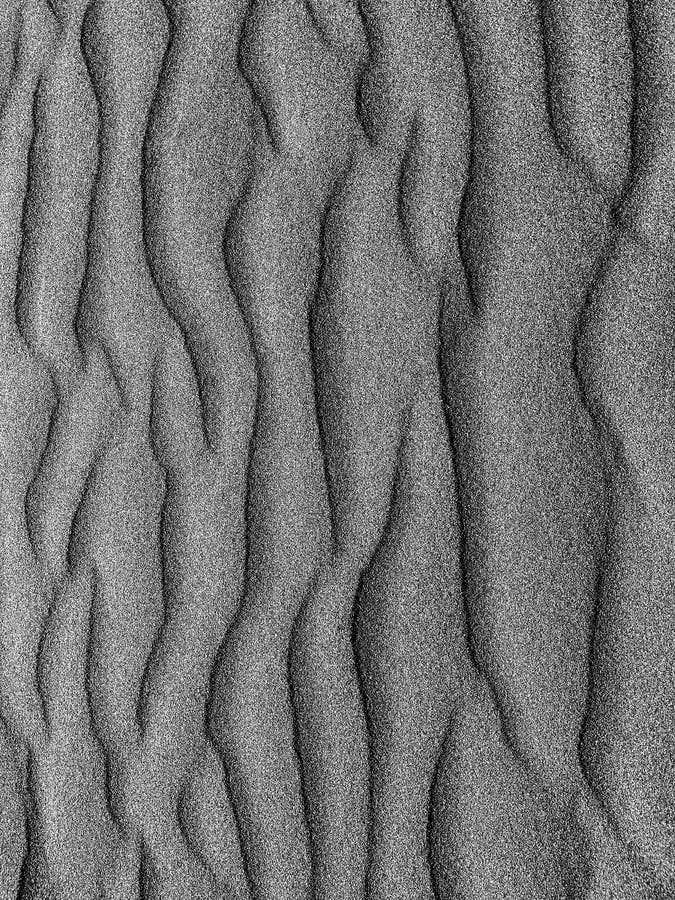 Abstract Black Sand Background. Dark Sand Waves Stock Photo - Image of ...