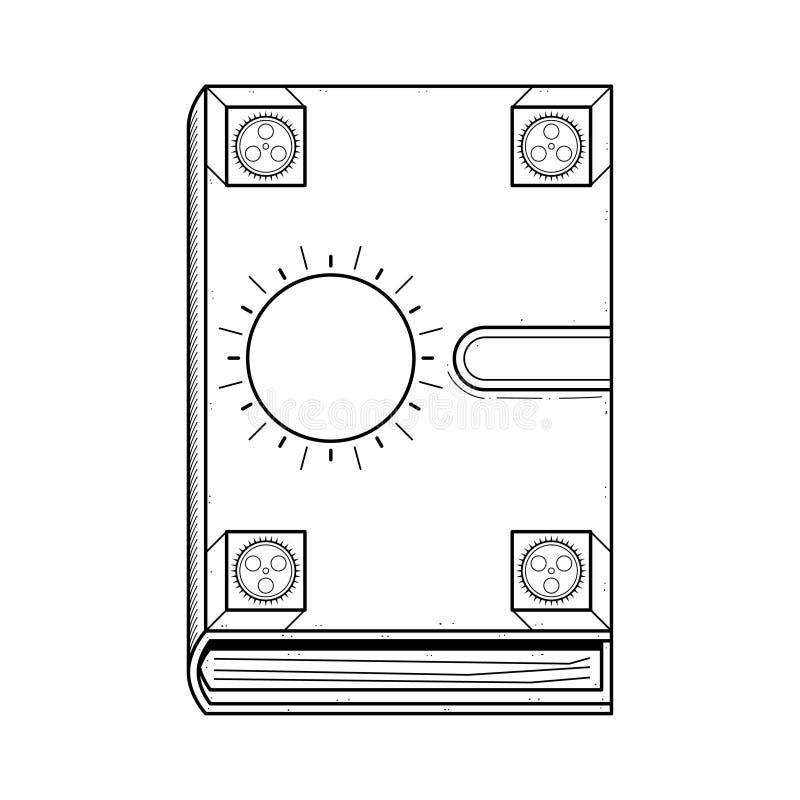 Abstract Black Simple Line Book Doodle Outline Element Vector Design ...